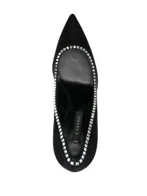 Casadei 100mm Crystal-embellished Pumps