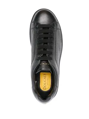 DOUCAL'S Grained Leather Sneakers