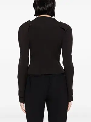 GLORIA COELHO Detachable-sleeve Jacket