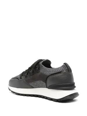 DOUCAL'S Panelled Low Top Sneakers - Grey