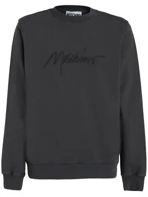 Moschino Logo-embroidered Sweatshirt