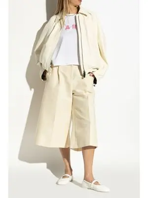 Marni Leather Ballet Flats - White