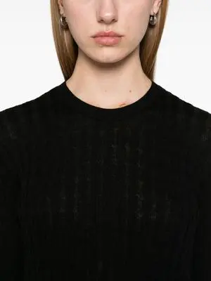 TOTEME Cable-knit Maxi Dress - Black