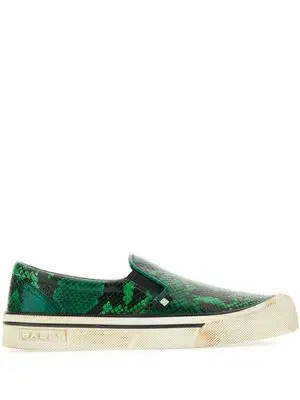 Bally Printed Slip-on Sneakers
