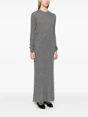 TOTEME Cable-knit Maxi Dress - Grey