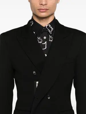 Comme Des Garçons Double-breasted Blazer