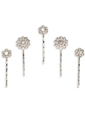 JENNIFER BEHR Nora Bobby Pins - Silver