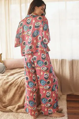 PRINTFRESH Champagne & Caviar Pajama Set