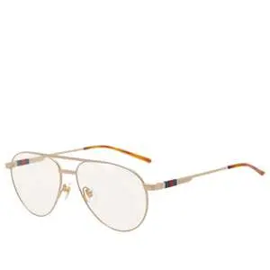 Gucci Gg1679o Optical Glasses - Gold/transparent