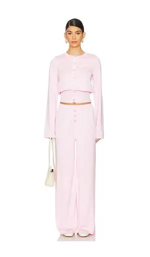 SNDYS. Button Up August Top - Pink