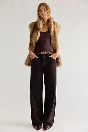 AGOLDE Low Curve Corduroy Jeans Forge