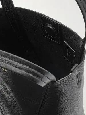 Chloé Spin Small Embellished Textured-leather Tote - Black