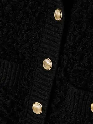 Chloé Wool And Silk-blend Bouclé Cardigan