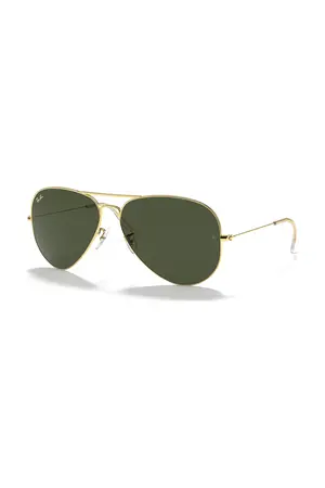 Ray-ban Aviator Large Metal Ii Sunglasses - Green