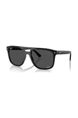 Ray-ban Square Frame Sunglasses With Polarized Lenses - Red