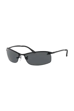 Ray-ban Rectangle Sunglasses With Polarized Lenses - Black