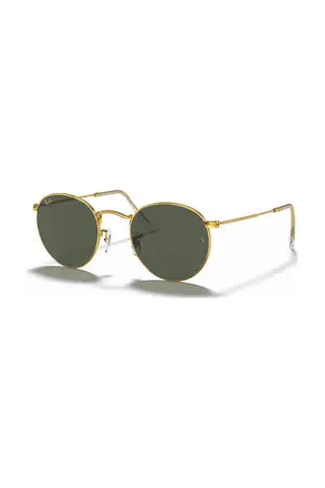 Ray-ban Round Metal Legend Sunglasses - Gold