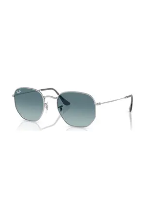 Ray-ban Ray-Ban Hexagonal Sunglasses With Flat Lenses Blue