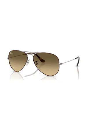 Ray-ban Aviator Large Metal Sunglasses - Brown