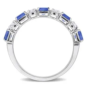 JULIANNA B. Semi-eternity Ring - Sapphire