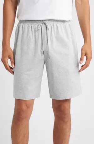 Nordstrom Cotton & Tencel® Modal Lounge Shorts - Grey Heather