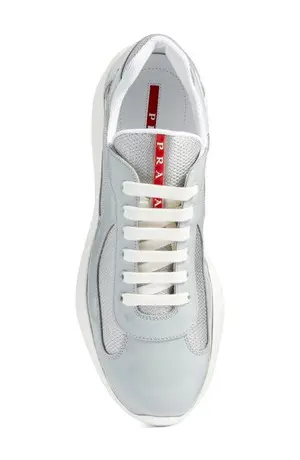Prada America's Cup Sneaker - Perla/ Argento