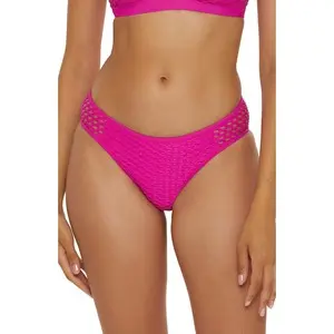 BECCA® By Rebecca Virtue Castaway Hipster Bikini Bottom - Azalea