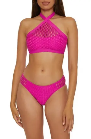 BECCA By Rebecca Virtue Castaway Hipster Bikini Bottom - Azalea