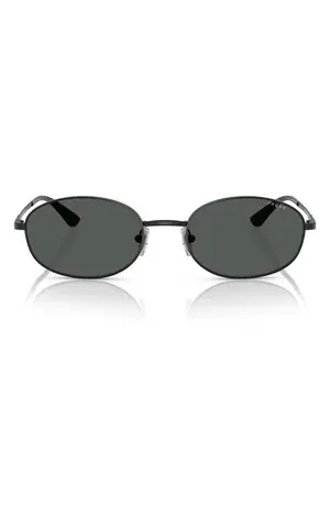 VOGUE 56mm Oval Sunglasses - Black