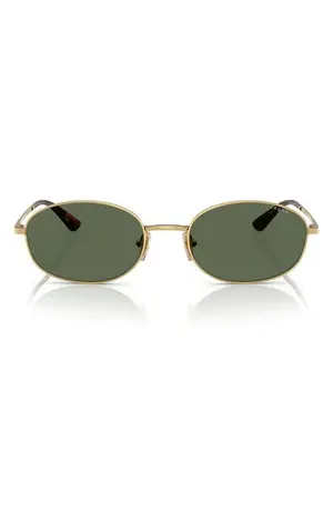 VOGUE 56mm Oval Sunglasses - Gold