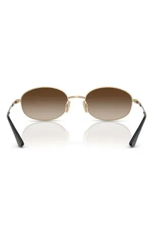 VOGUE 56mm Oval Sunglasses - Pale Gold