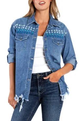 BILLY T Superstar Denim Shirt - Blue Combo