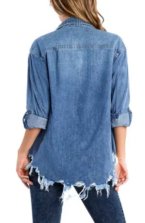 BILLY T Superstar Denim Shirt - Blue Combo