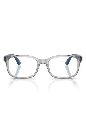VOGUE 48mm Pillow Eyeglasses - Transparent Grey
