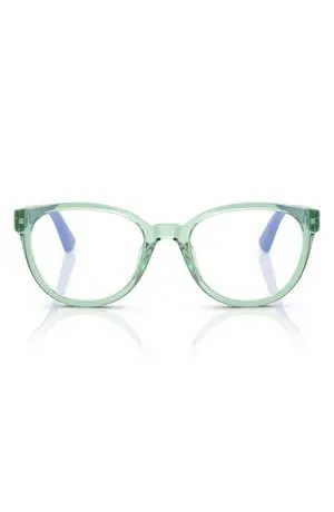 VOGUE VOGUE 47mm Pillow Optical Glasses Transparent Green