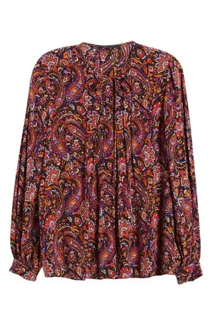 Kobi Halperin Roxanne Paisley Print Top