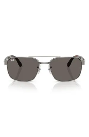 Ray-ban 58mm Square Sunglasses - Gunmetal