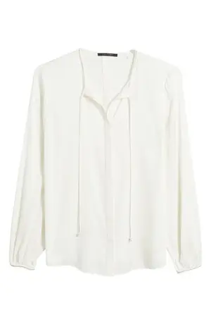 Kobi Halperin Eliza Silk Blend Button-up Top - Ivory