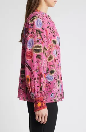Kobi Halperin Fionna Floral Silk Shirt