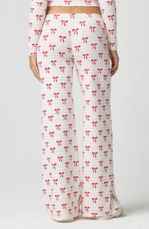 FLORENCE BY MILLS Rib Print Pants - Tied Up