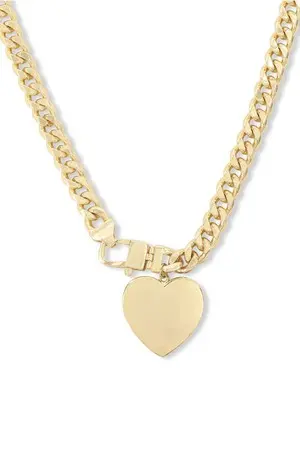 Melinda Maria Julian Xl Heart Pendant Necklace - Gold