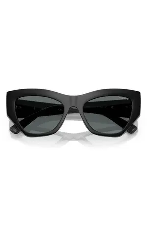 VOGUE 53mm Irregular Sunglasses - Black