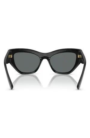 VOGUE 53mm Irregular Sunglasses - Black
