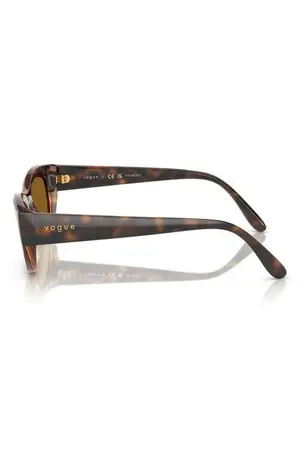 VOGUE 51mm Cat Eye Sunglasses - Havana