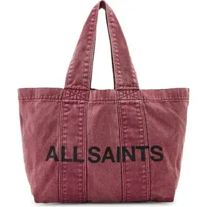 ALLSAINTS Izzy Denim Tote - Raspberry Pink