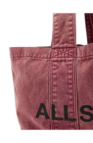 ALLSAINTS Izzy Denim Tote - Raspberry Pink