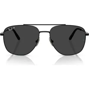 Ray-ban 59mm Polarized Sunglasses - Black