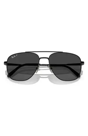 Ray-ban 59mm Polarized Sunglasses - Black