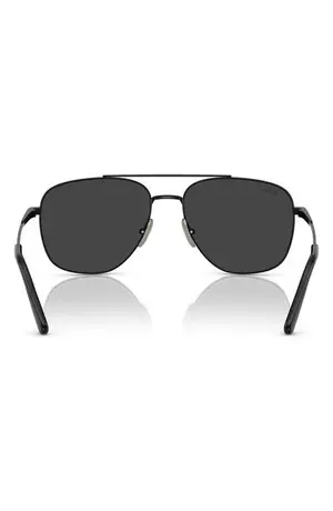 Ray-ban 59mm Polarized Sunglasses - Black