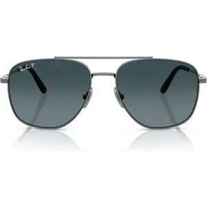 Ray-ban 59mm Polarized Sunglasses - Gunmetal